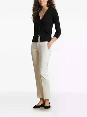 Ralph Lauren V-neck Embroidered Logo Cardigan
