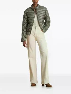 Ralph Lauren Quilted Mock-neck Jacket