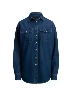 Ralph Lauren Relaxed Fit Button-up Shirt With Chest Pockets
