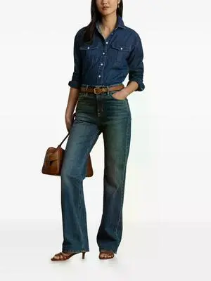 Ralph Lauren Relaxed Fit Button-up Shirt With Chest Pockets