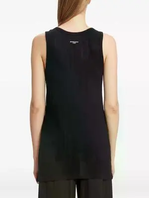 ANN DEMEULEMEESTER Dreams" Slogan Print Tank Top - Black