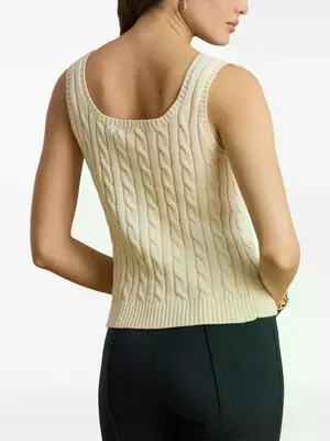 Ralph Lauren Cable-knit Sleeveless Sweater