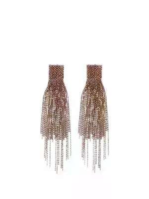 FABIANA FILIPPI Fabiana Filippi Beaded Fringed Drop Earrings