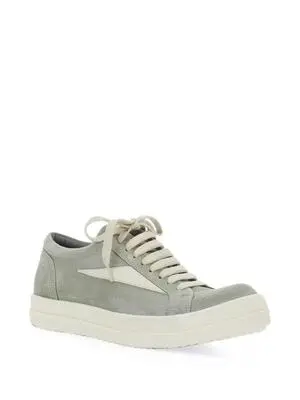 Rick Owens Suede Low-top Sneakers - Grey