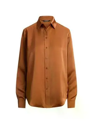 Ralph Lauren Satin Charmeuse Shirt