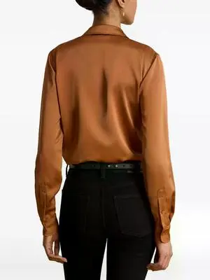 Ralph Lauren Satin Charmeuse Shirt