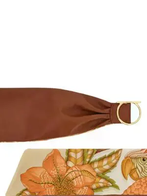 FERRAGAMO Adjustable Sash Belt - Brown