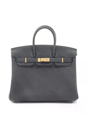 Hermès 2026 Birkin 25 Togo Leather Handbag - Grey