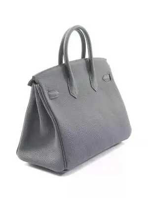 Hermès 2026 Birkin 25 Togo Leather Handbag - Grey