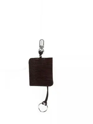 TOTEME Leather Keyring - Brown