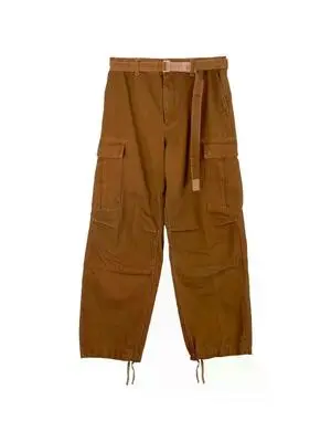 Sacai X Carhartt Wip Belted Cargo Pants - Brown