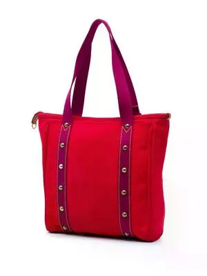 LOUIS VUITTON 2005 Antigua Cabas Mm Tote Bag - Red