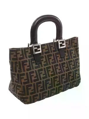 Fendi Zucca Canvas Handbag