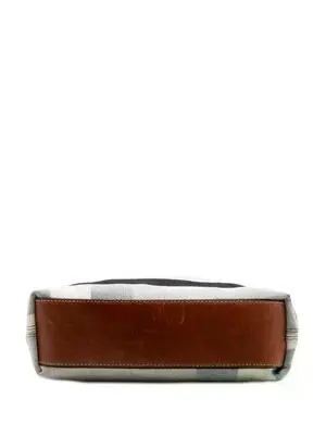 Burberry Mega Check Canvas Tottenham Brit Satchel