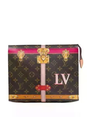 LOUIS VUITTON 2018 Monogram Summer Trunks Toiletry Pouch 26 Clutch Bag