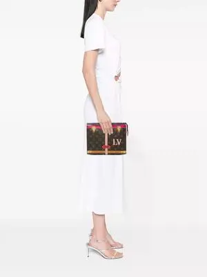 LOUIS VUITTON 2018 Monogram Summer Trunks Toiletry Pouch 26 Clutch Bag