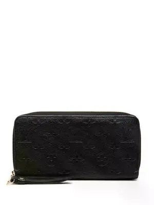 LOUIS VUITTON 2017 Monogram Empreinte Zippy Wallet Long Wallets - Black