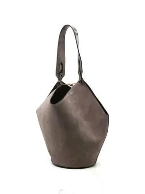 Khaite Small Lotus Snake-effect Tote Bag - Neutrals