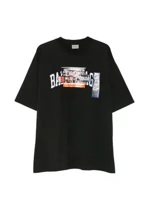 Balenciaga Graphic-print Oversized-fit T-shirt