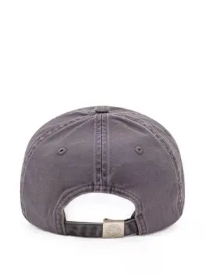 Stone Island Logo Embroidered Cap - Grey