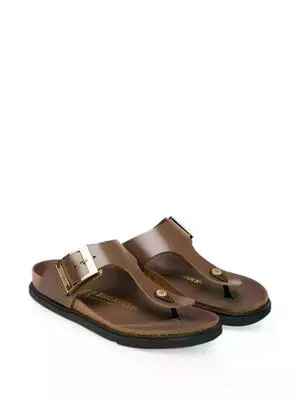 BIRKENSTOCK Gizeh Buckle-fastening Thong Sandals - Brown