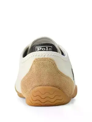 Polo Ralph Lauren Suede Panelled Logo Embroidered Sneakers