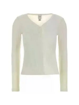 Calvin Klein Ribbed Knit Long Sleeve T-shirt