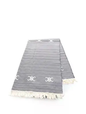 Celine Triomphe Stripe Scarf