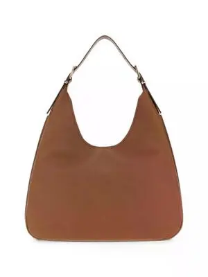 Michael Kors Nolita Grained Leather Shoulder Bag - Neutrals