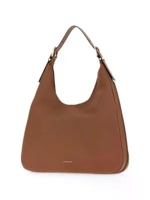 Michael Kors Nolita Grained Leather Shoulder Bag - Neutrals