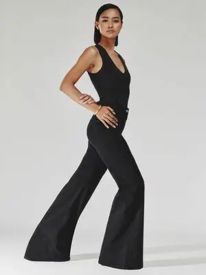 REISS Selin Mid-rise Straight-leg Jeans Black