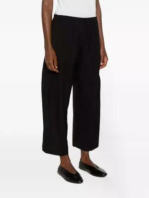 Khaite Roma Elasticated-waistband Cropped Trousers