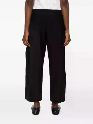Khaite Roma Elasticated-waistband Cropped Trousers