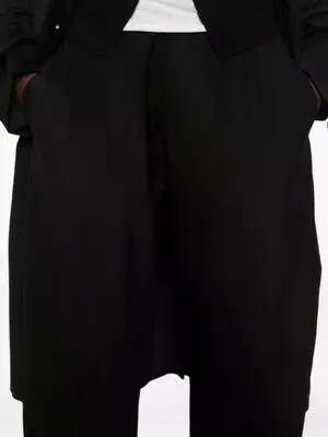 Khaite Roma Elasticated-waistband Cropped Trousers
