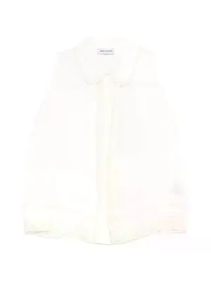Dice Kayek Sleeveless Lace-detail Blouse