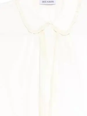Dice Kayek Sleeveless Lace-detail Blouse