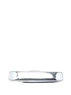 Prada Spazzolato Leather Cleo Shoulder Bag - Silver