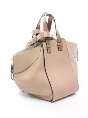 Loewe Small Grained Calfskin Hammock Bag Satchel - Neutrals