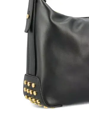TOD'S Mini Metal Dots Leather Tote Bag - Black