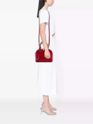 LOUIS VUITTON Monogram Vernis Alma Bb Satchel - Red