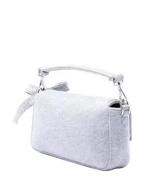 Fendi Medium Jersey Logo Baguette Satchel