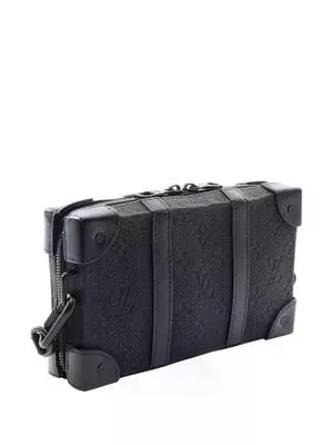 LOUIS VUITTON 2021 Monogram Taurillon Soft Trunk Wallet Crossbody Bag