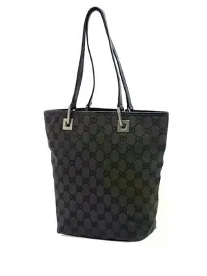 Gucci Gg Canvas Tote Bag - Brown
