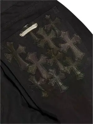 Chrome Hearts Cross Patch Double-knee Jeans