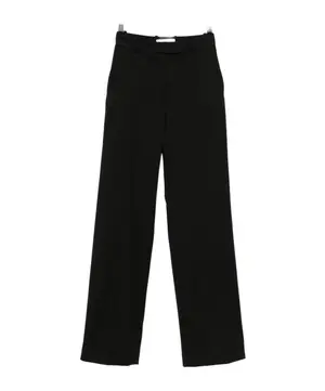 THE FRANKIE SHOP Lenora Straight Trousers - Black