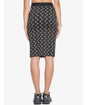 MARINE SERRE Moon-print Midi Skirt