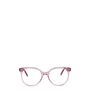 Alexander McQueen Round Frame Glasses - Pink