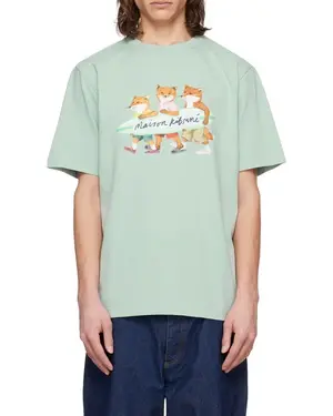 Maison Kitsuné Surfing Foxes Comfort T-shirt