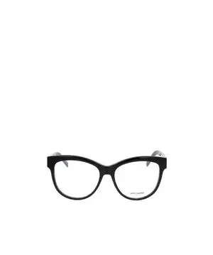 Saint Laurent Oval-frame Glasses - Black