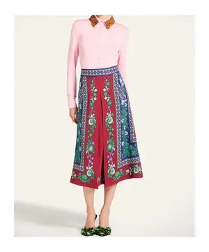 La DoubleJ Santa Monica Floral Maxi Skirt